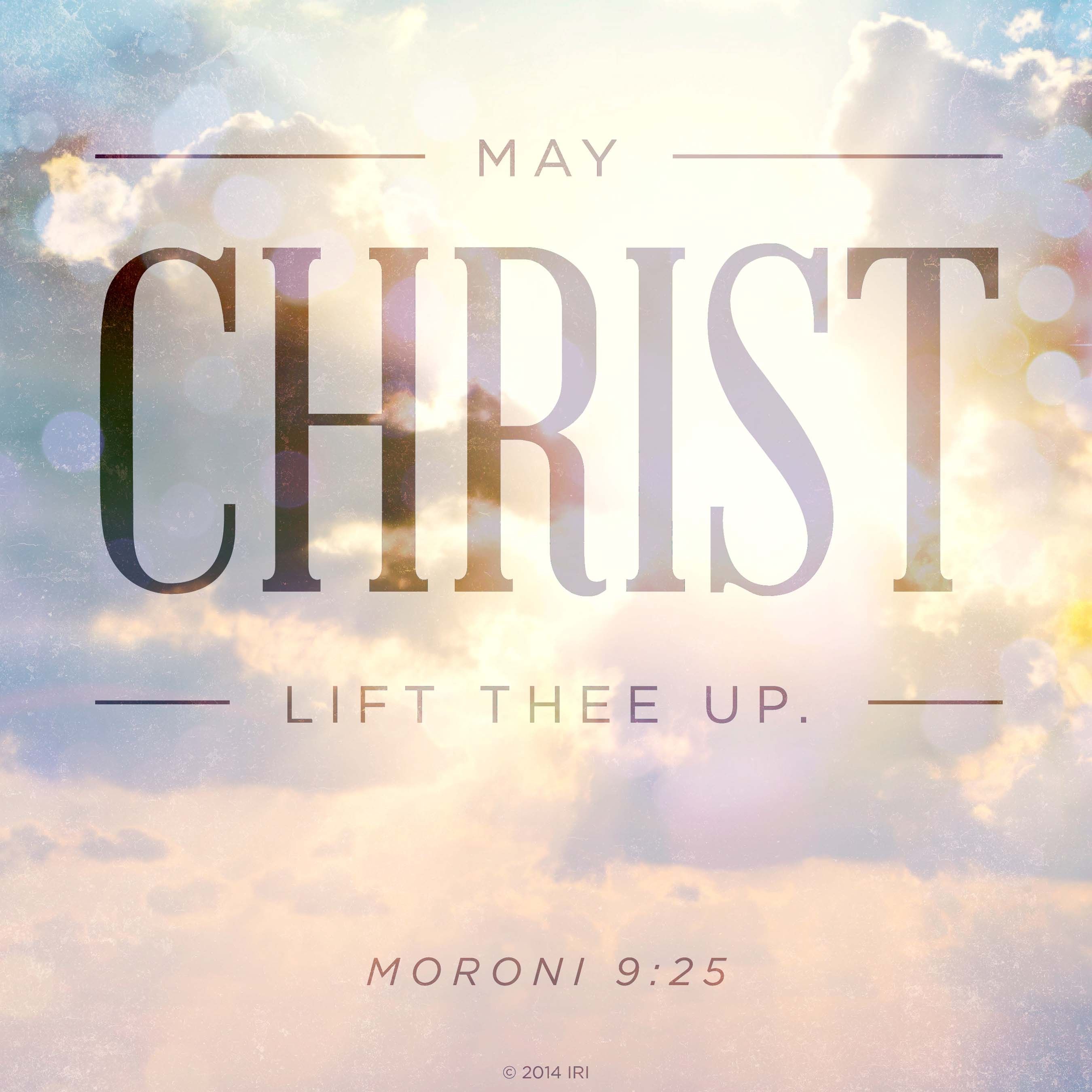 Christ Lift Thee