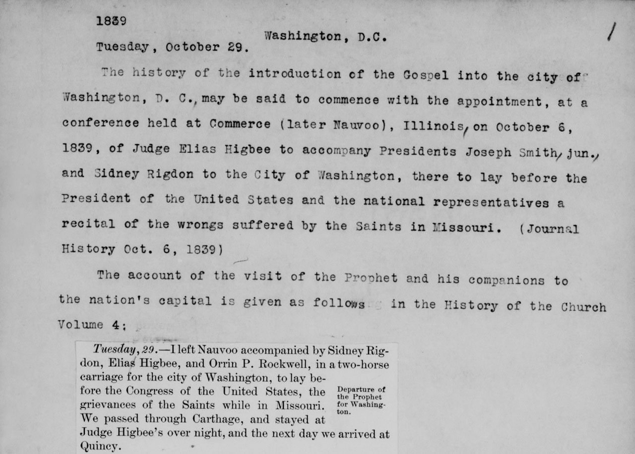 Manuscript Histories of the Church in the United States