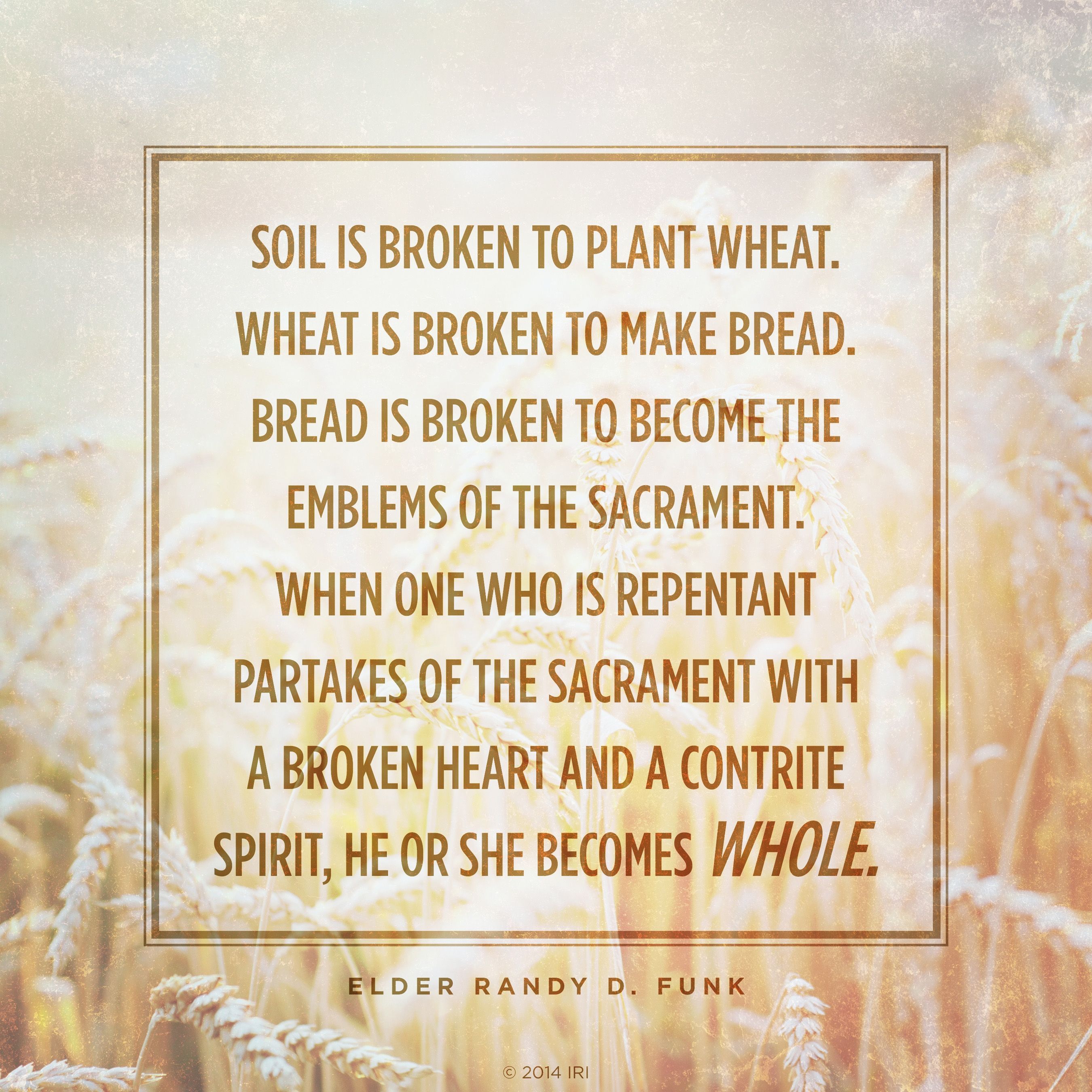 A Broken Heart and a Contrite Spirit