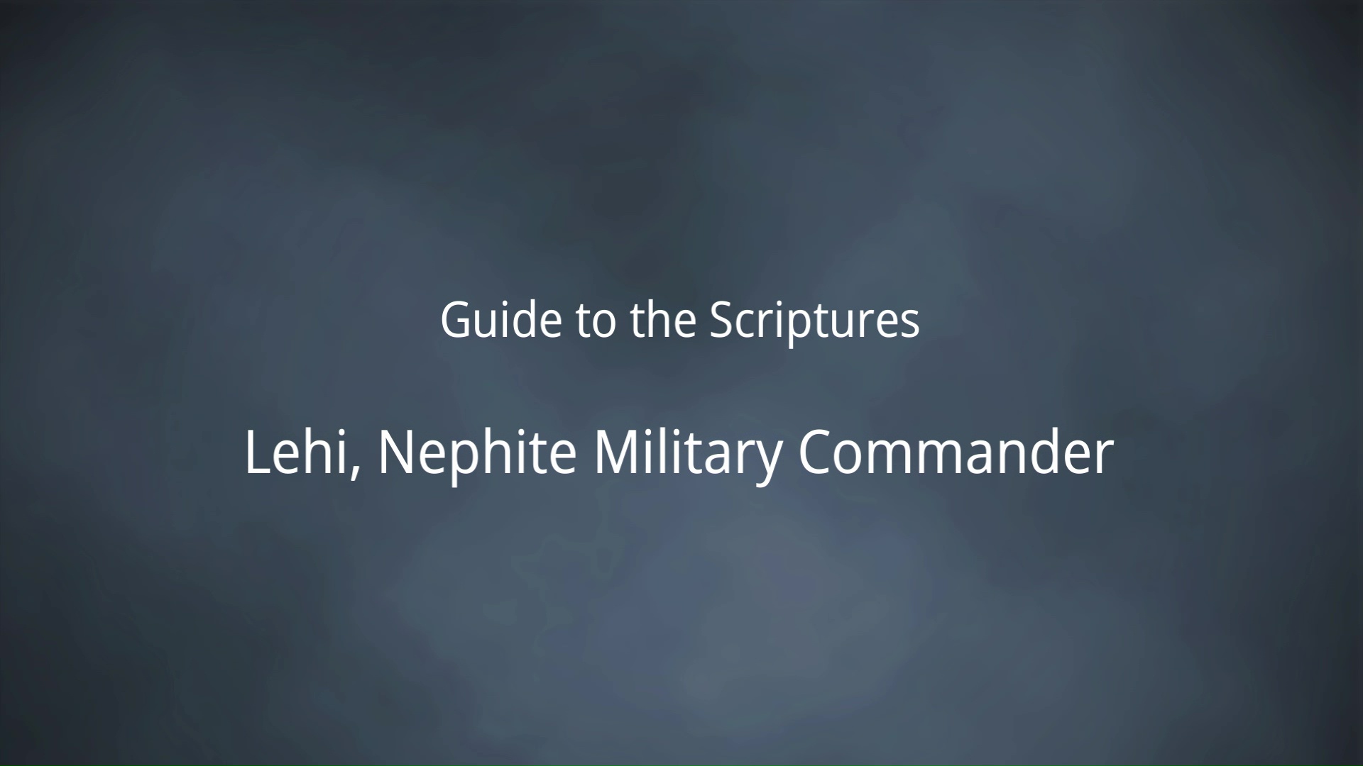 Lehi, Nephite Military Commander
