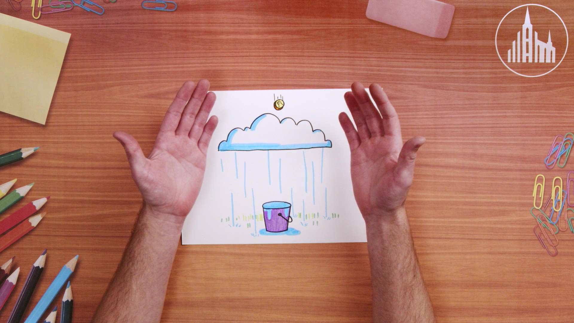 How to Draw a Rain Cloud | Come Create with Me