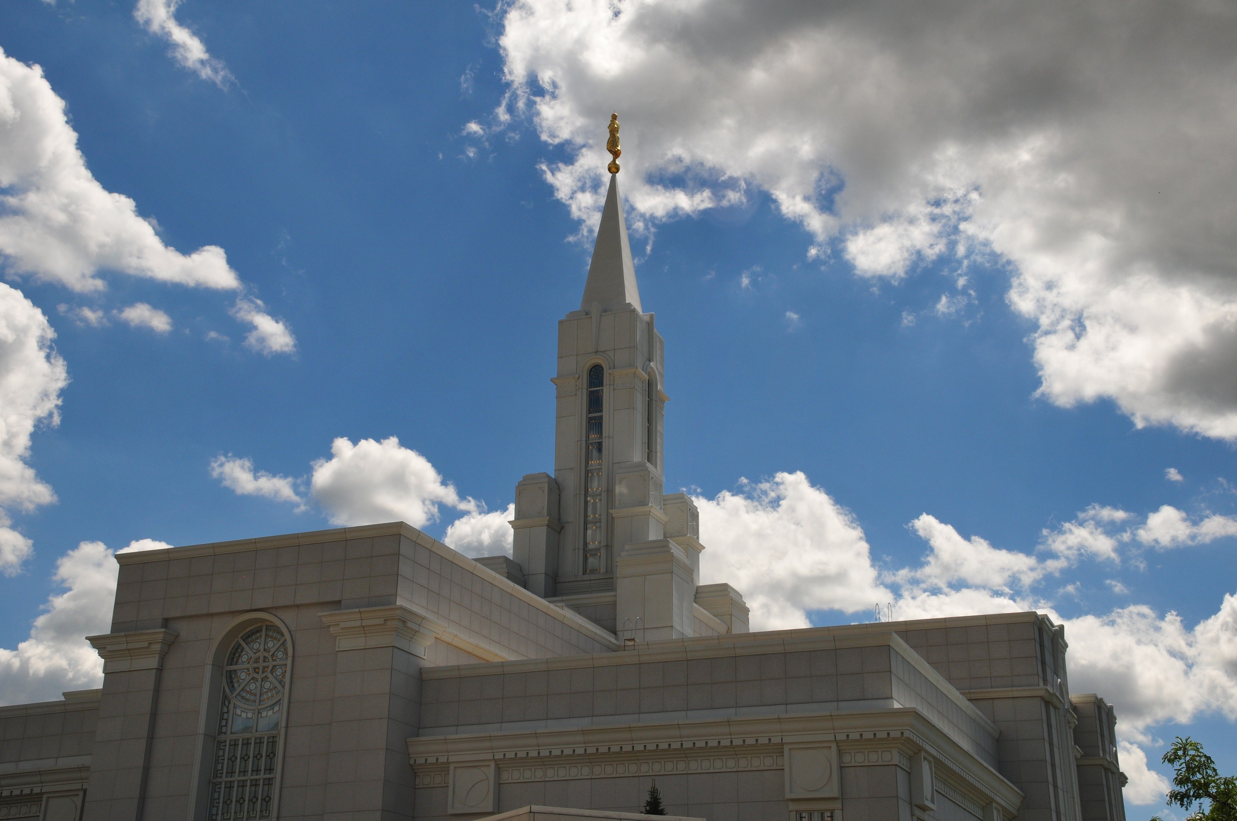 The Spire of the Bountiful Utah Temple