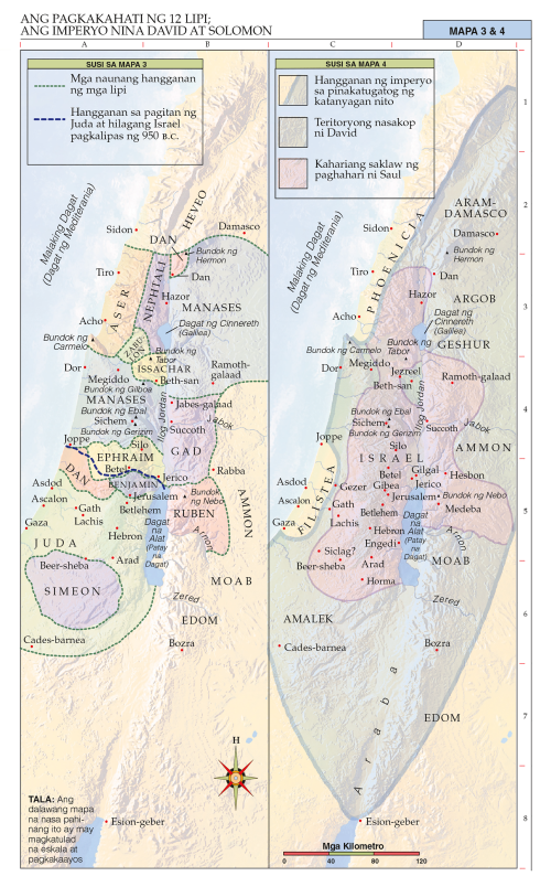 Mapa 3: Ang Pagkakahati ng 12 Lipi