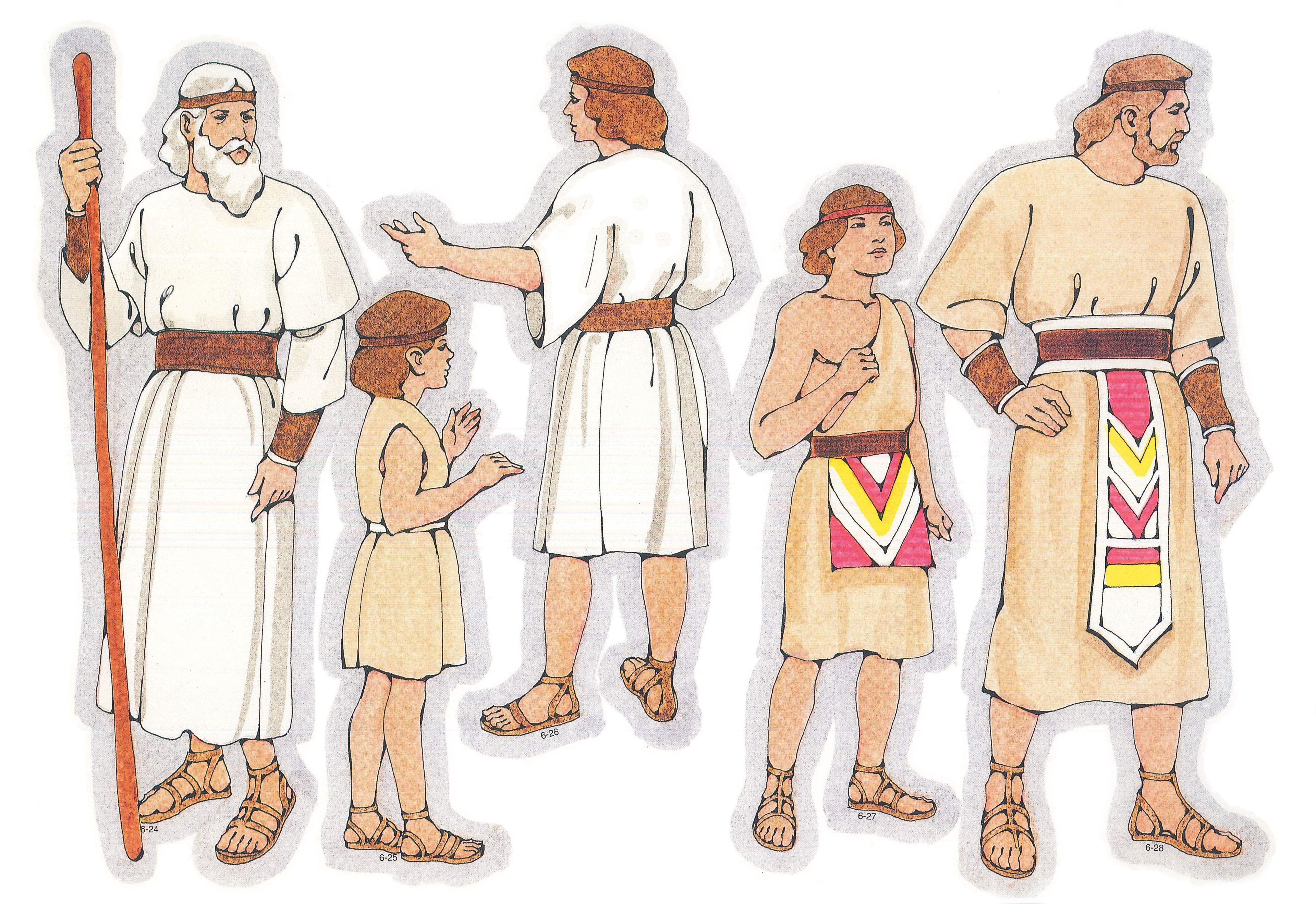 Primary Visual Aids: Cutouts 6-32, Nephite Young Woman; 6-33, Nephite ...