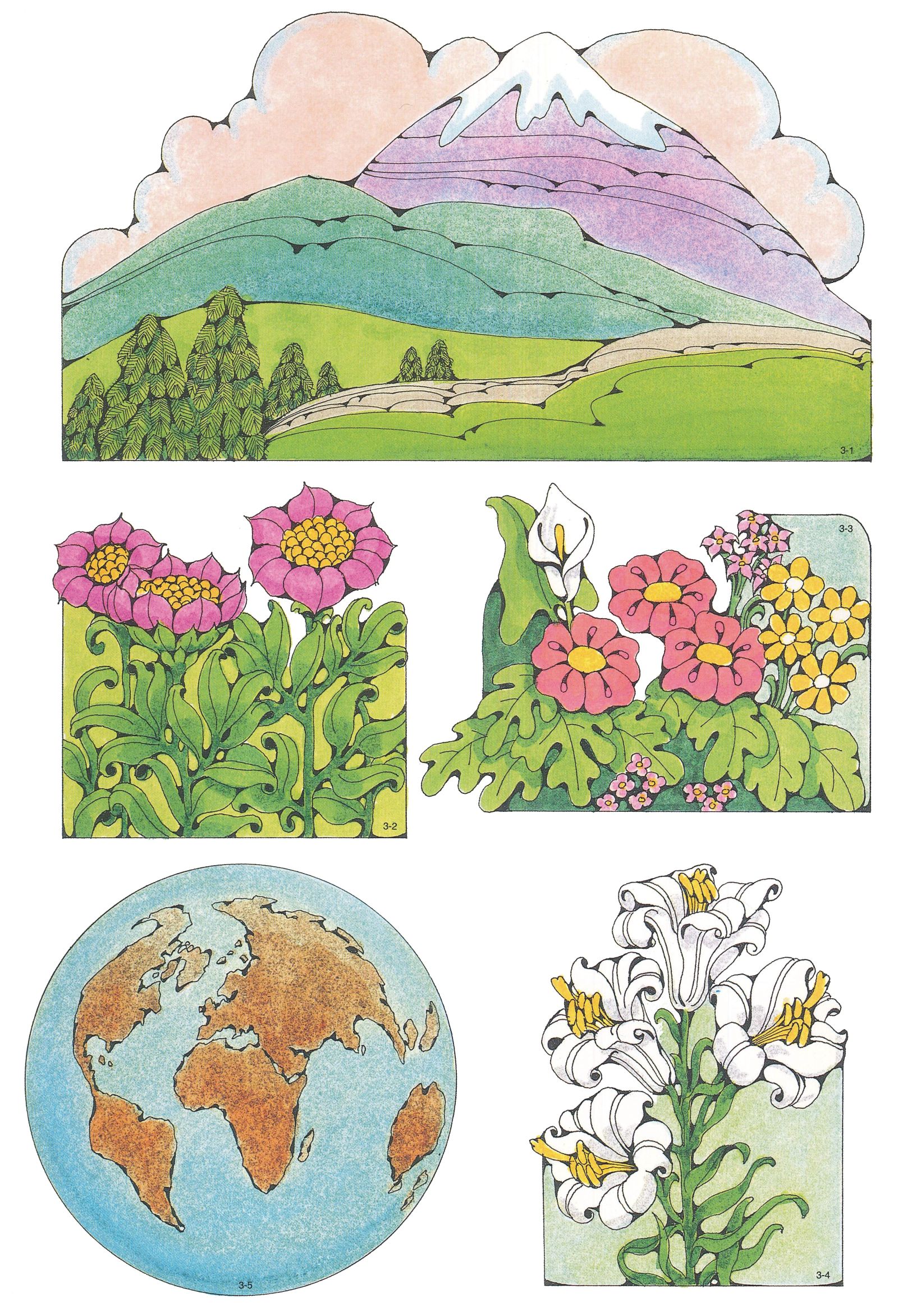 Primary Visual Aids: Cutout 3-1, Mountain