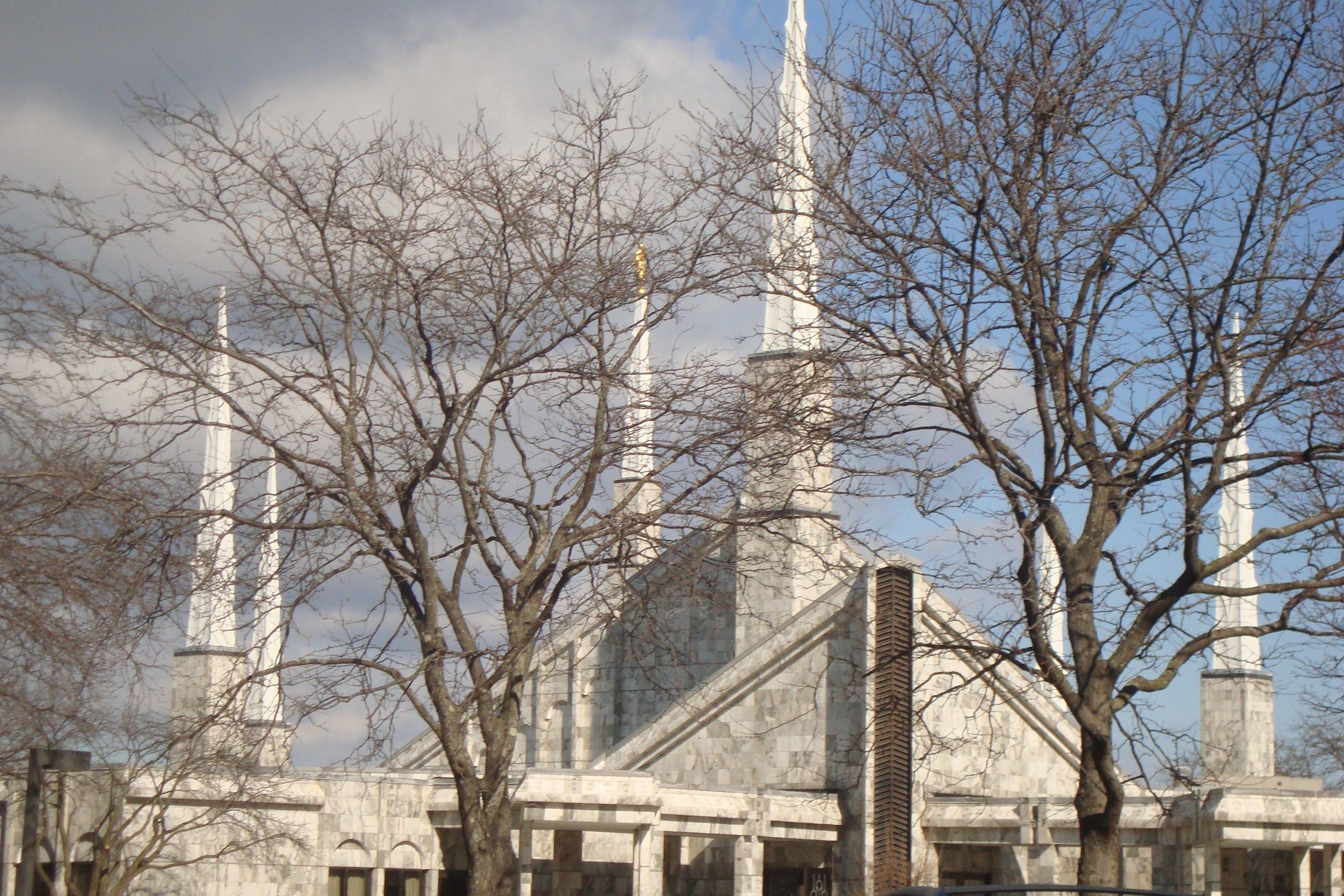 Spires of the Chicago Illinois Temple
