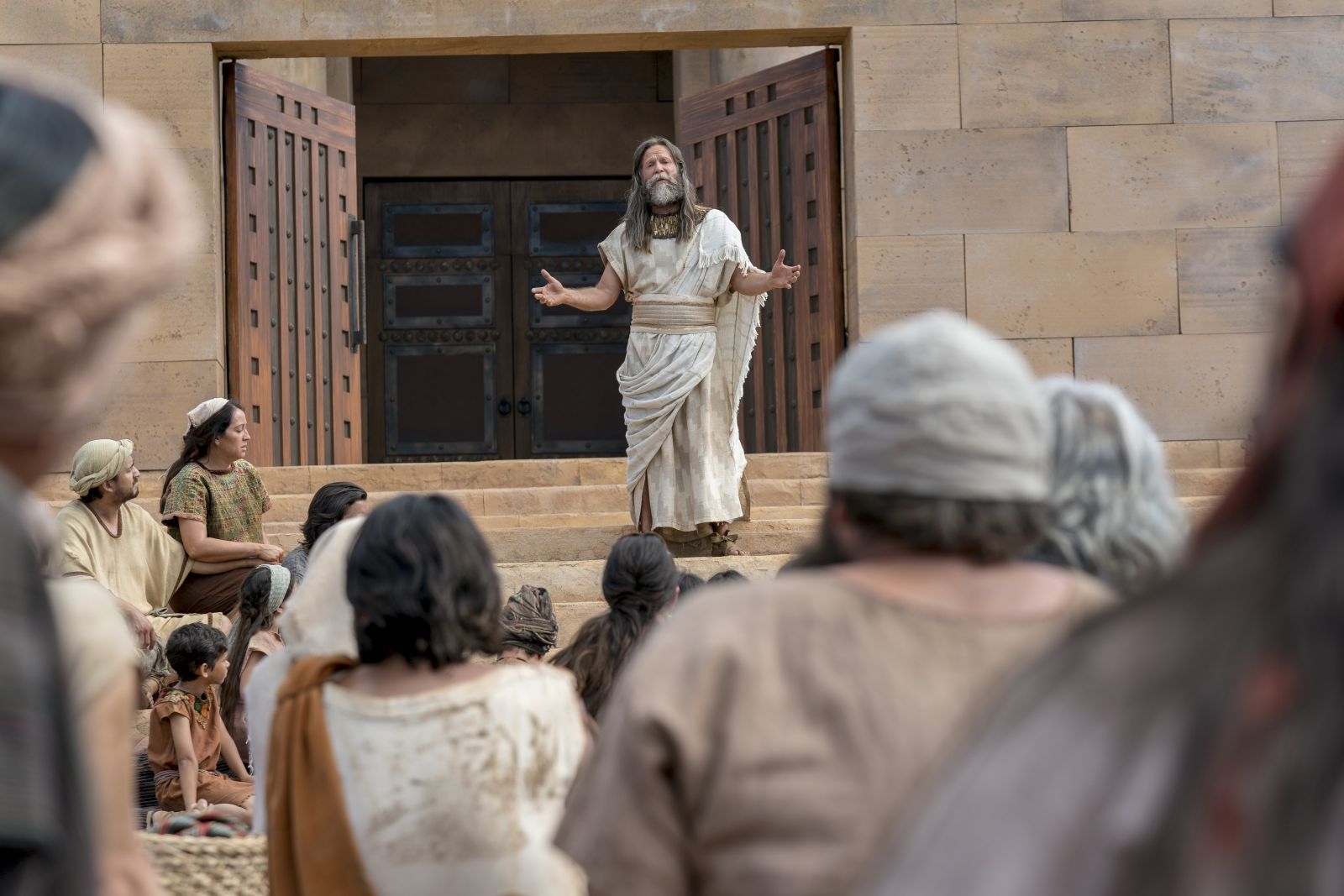 Jacob teaching the Nephites