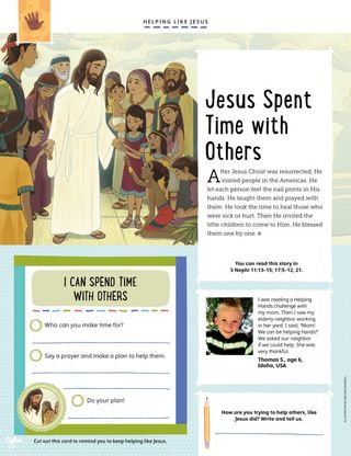 Jesus Spent Time with Others