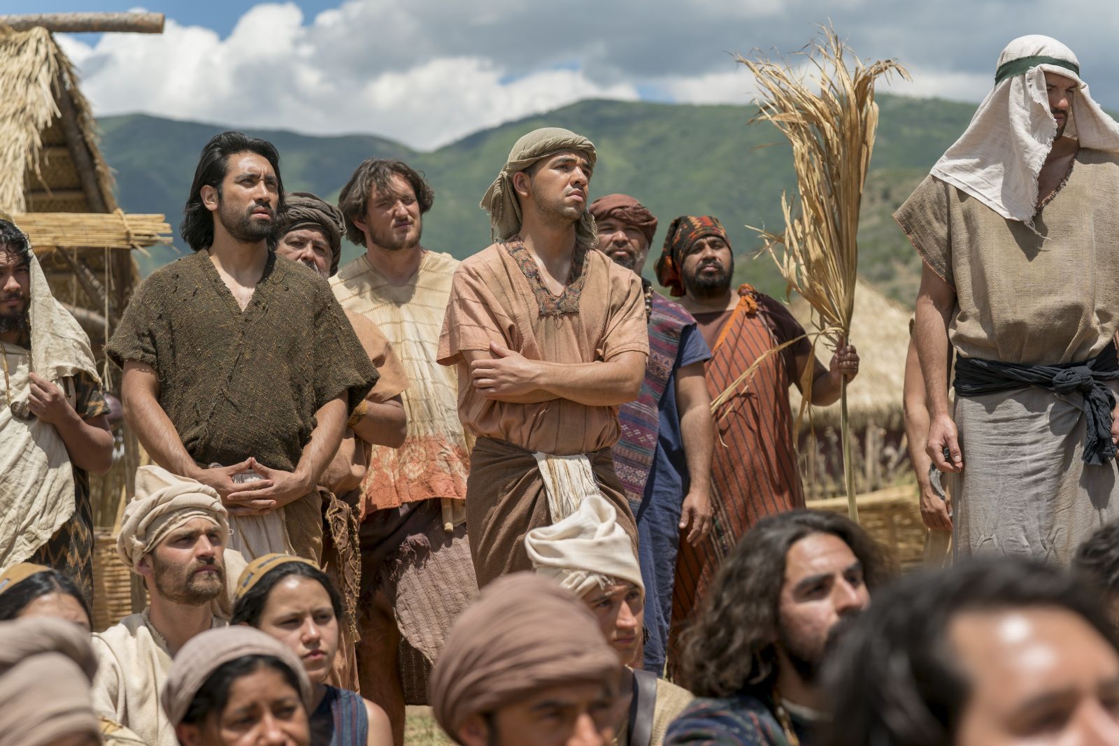 Nephites listening as Jacob teaches