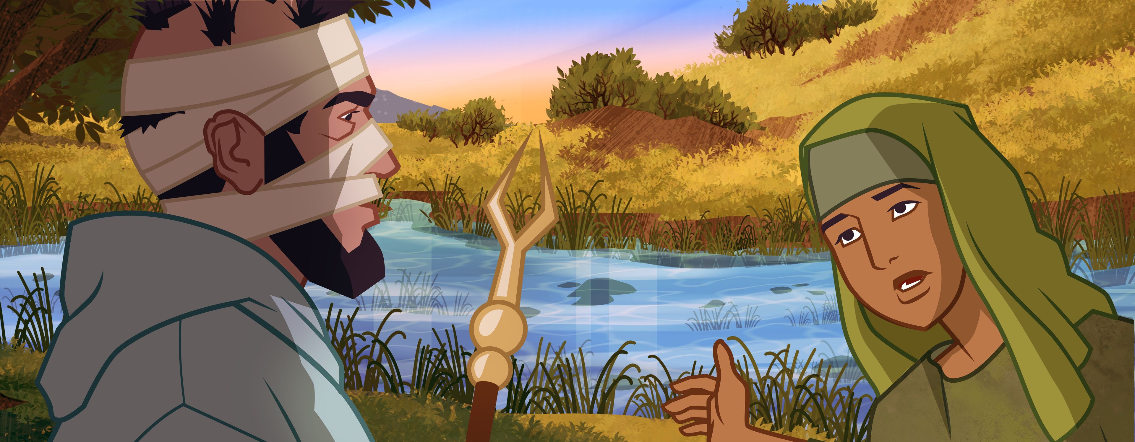 Relatos del Antiguo Testamento: Eliseo sana a Naamán