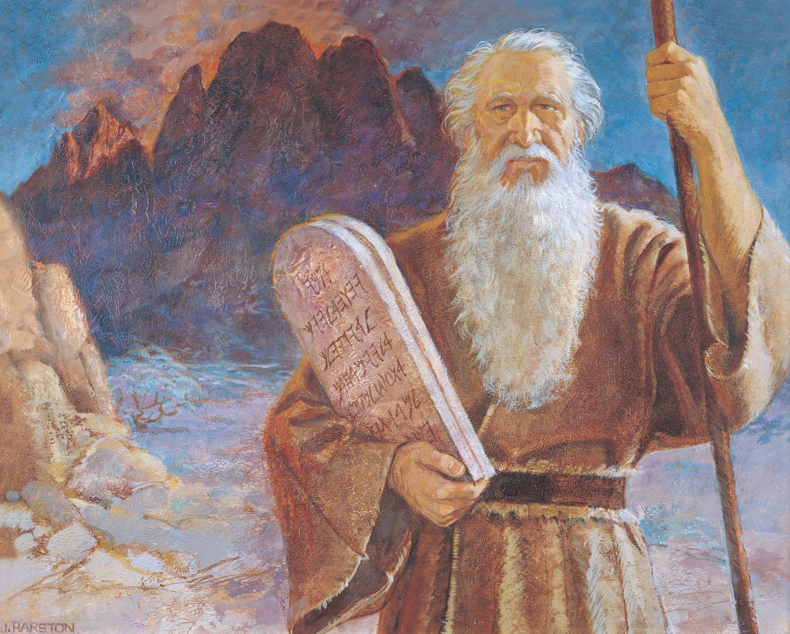 Moses and the Tablets