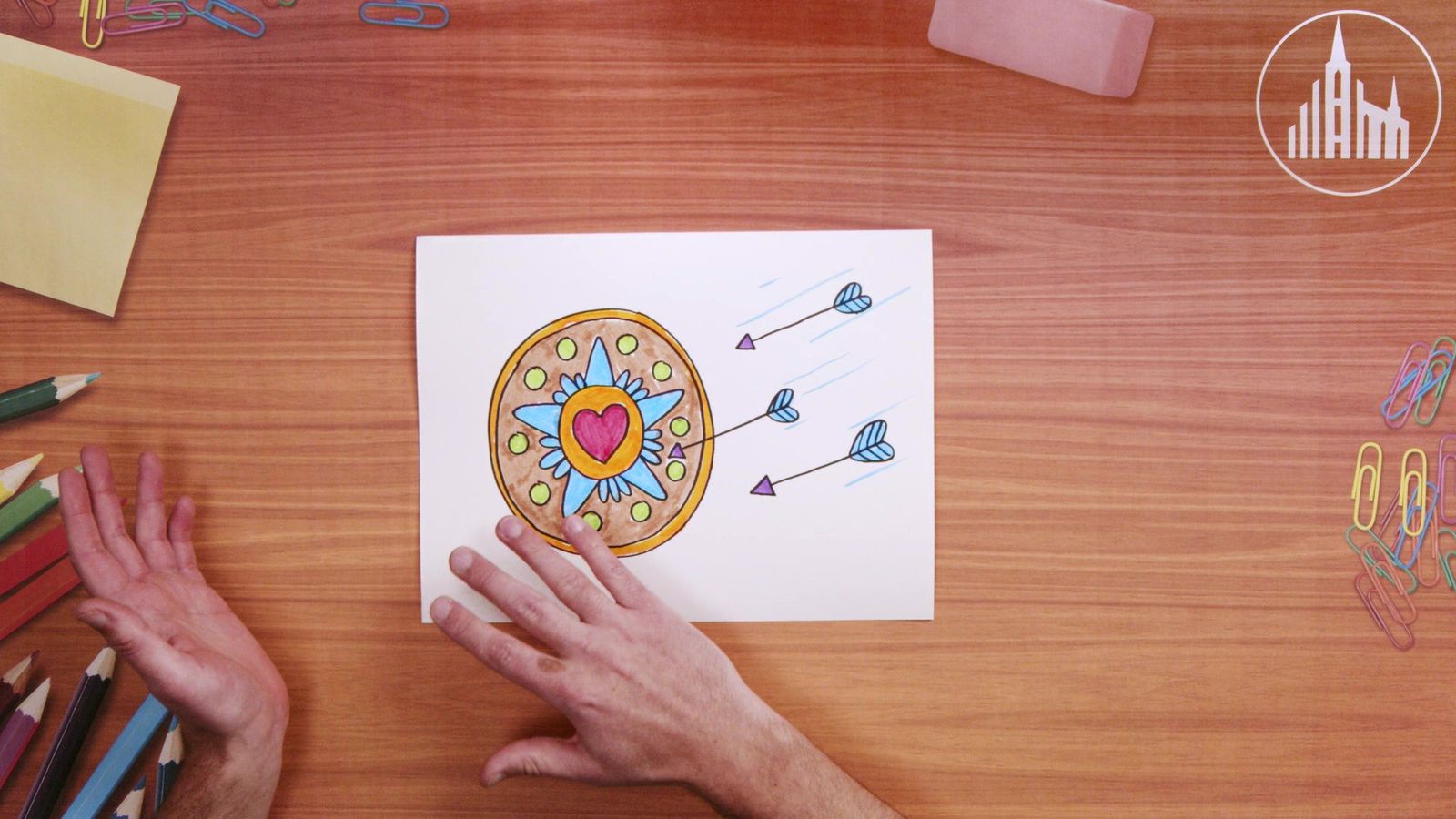 How to Draw a Shield | Come Create with Me