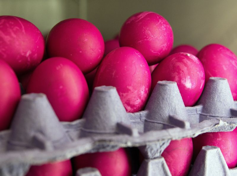 Pink Easter Eggs