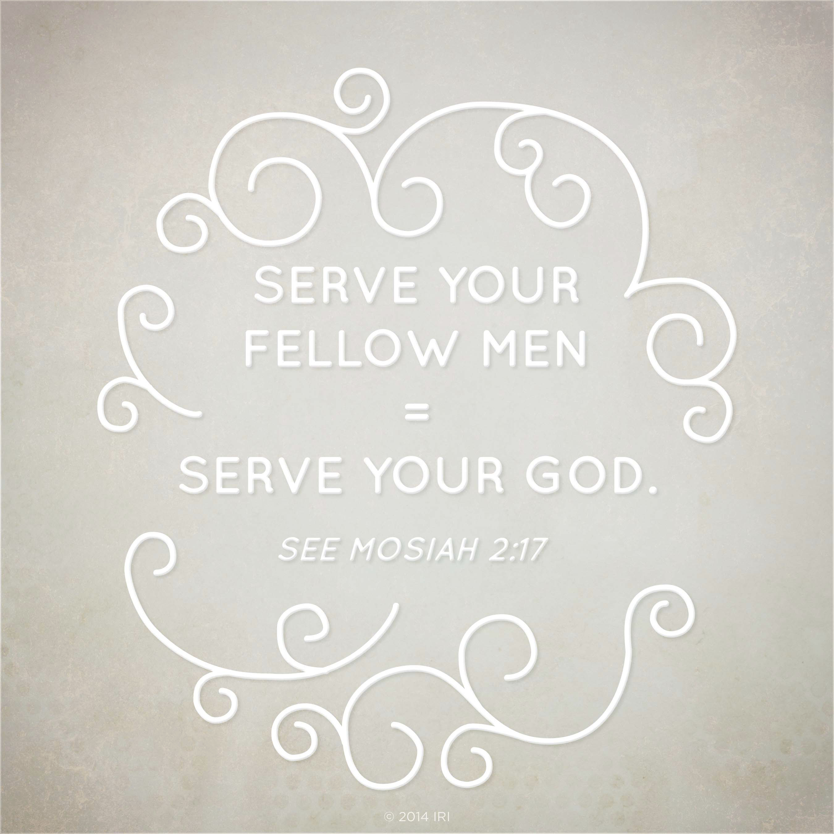 Serve Your God