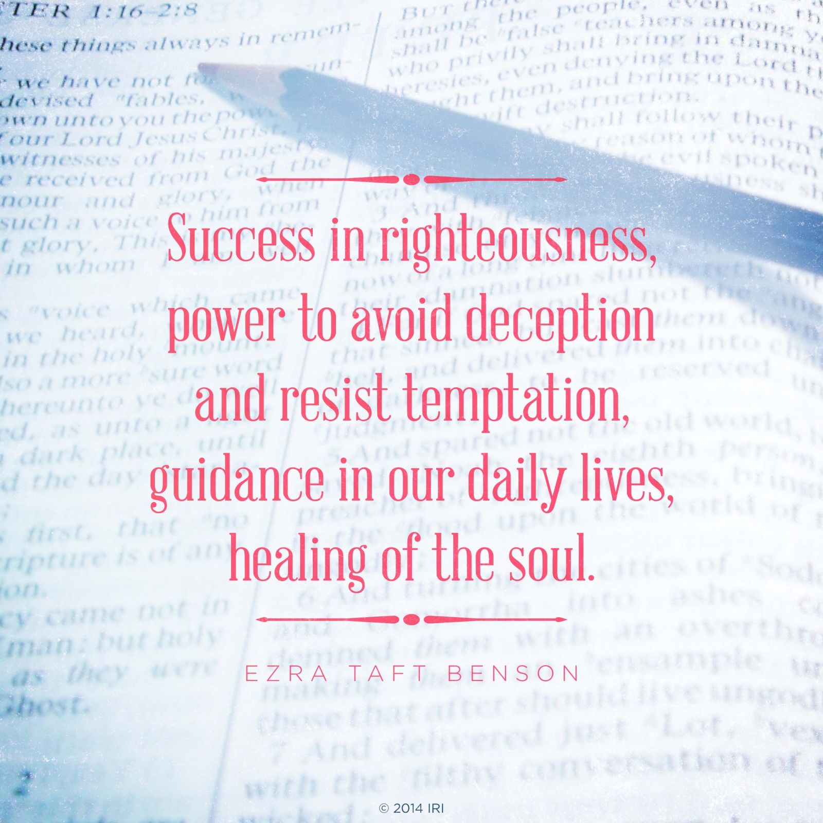 Success in Righteousness