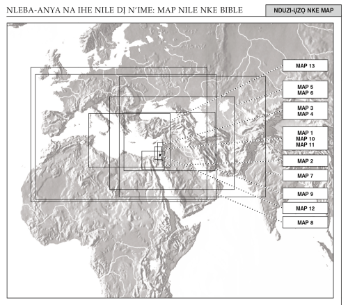 Nleba-anya na ihe nile dị n’ime: Map nile nke Bible nsọ