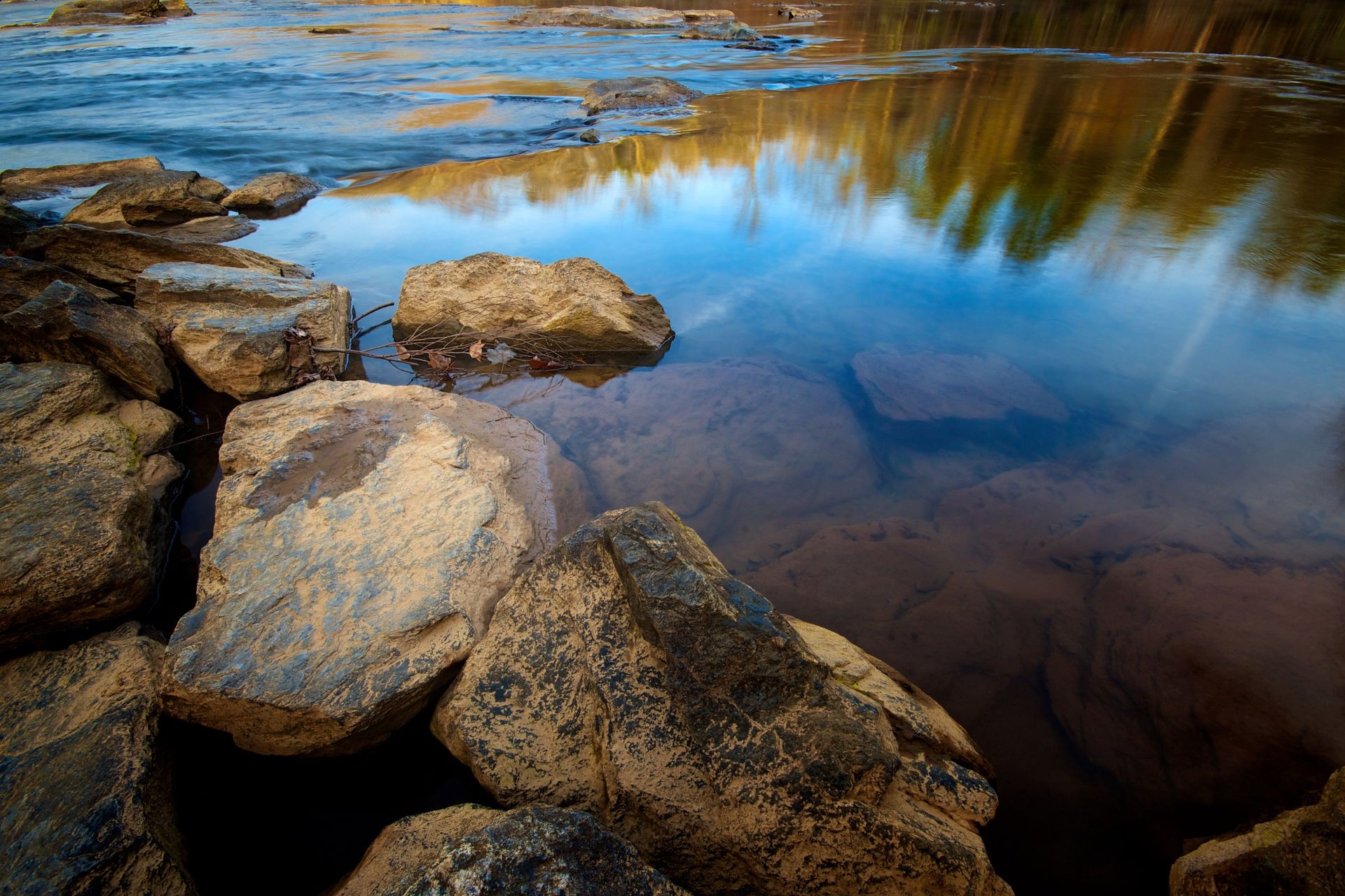 Rocks in Water