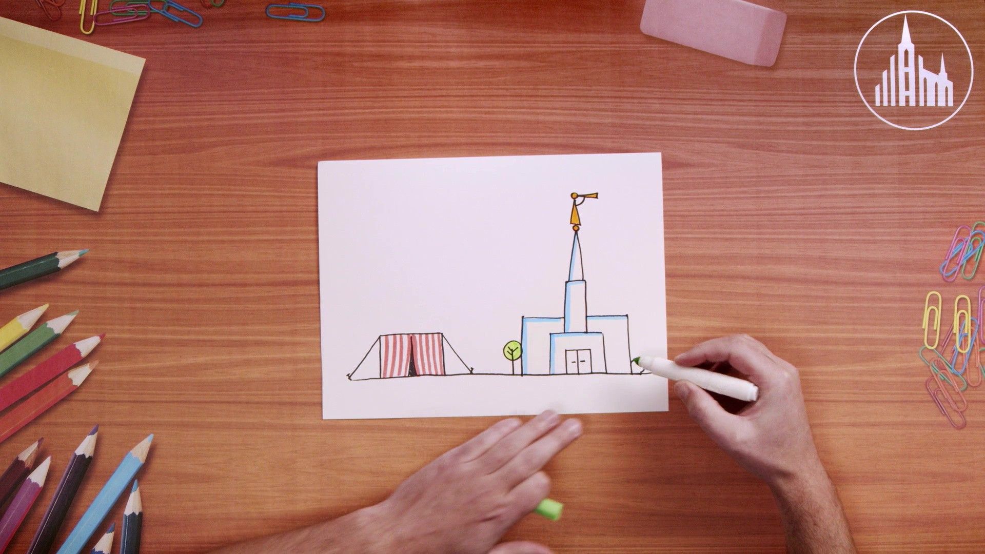 How to Draw the Tabernacle | Come Create with Me—Drawing