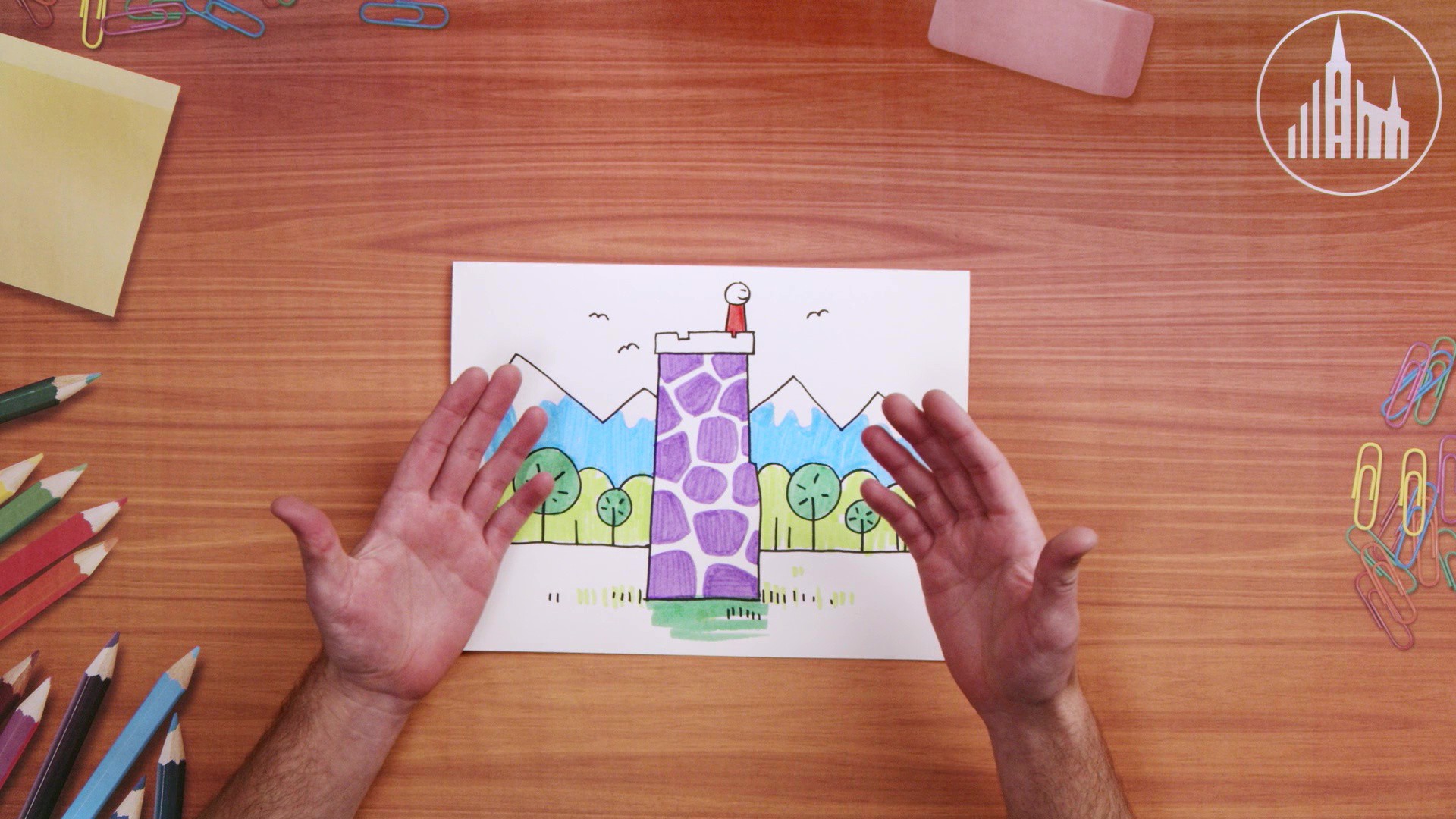 How to Draw a Watchtower | Come Create with Me