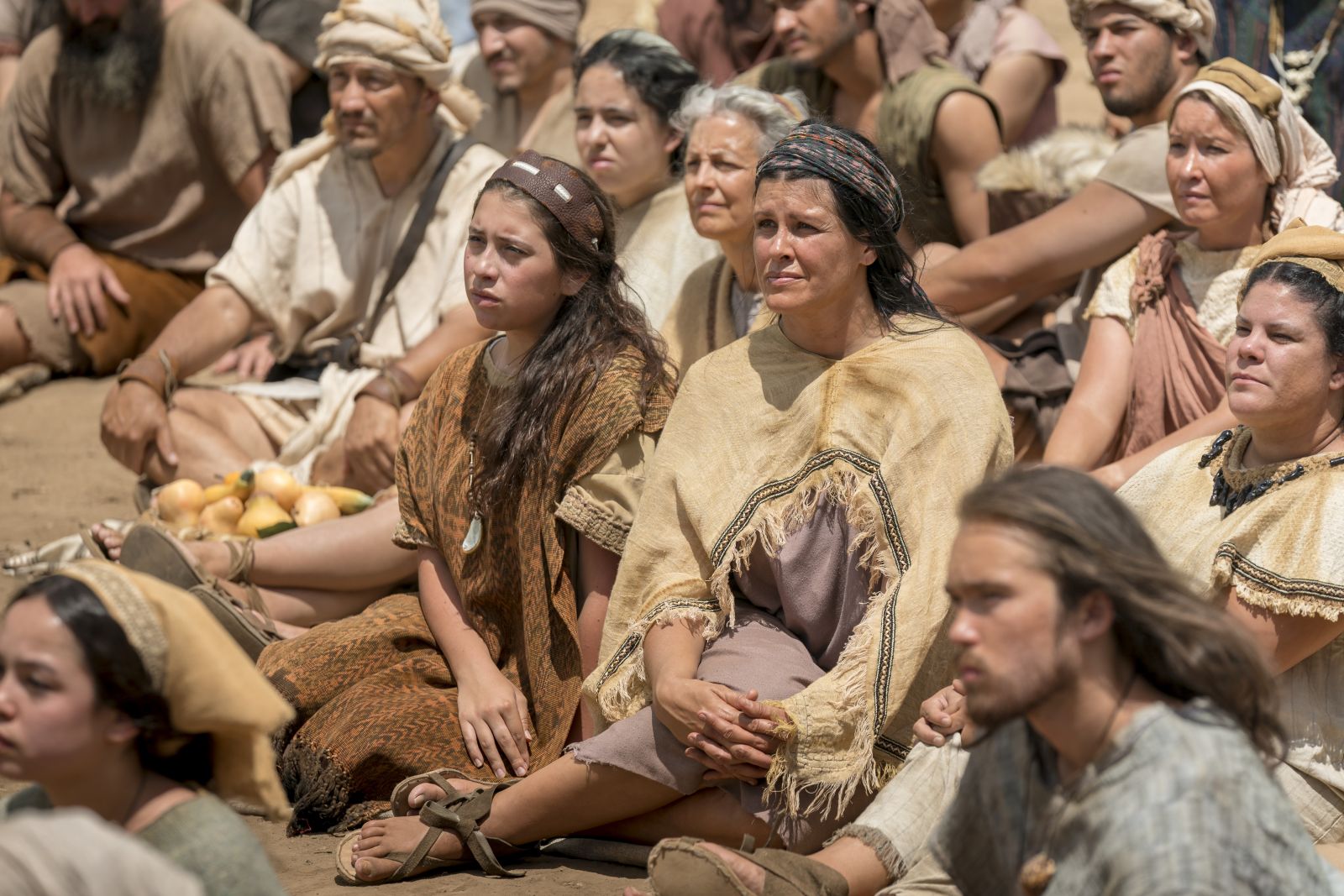 Nephites listening as Jacob teaches